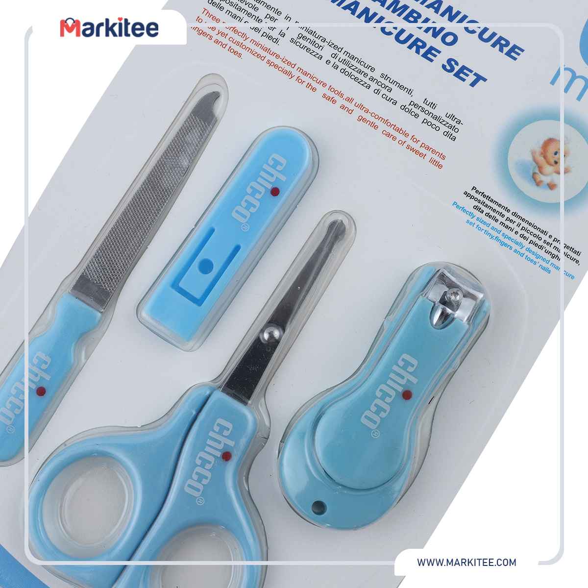 Babies' Nail care set ...-SH8022-BU